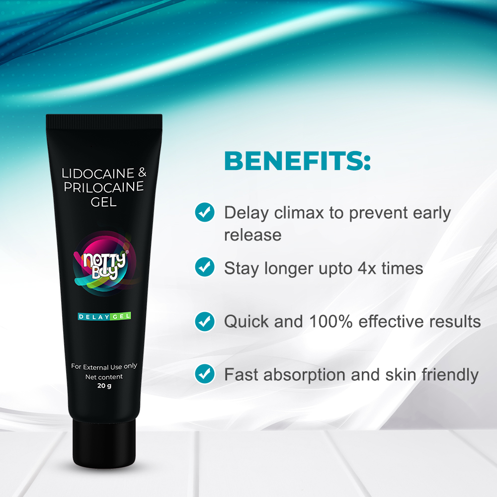 Buy Long Last Delay Gel For Men online with Privacy at NottyBoy®