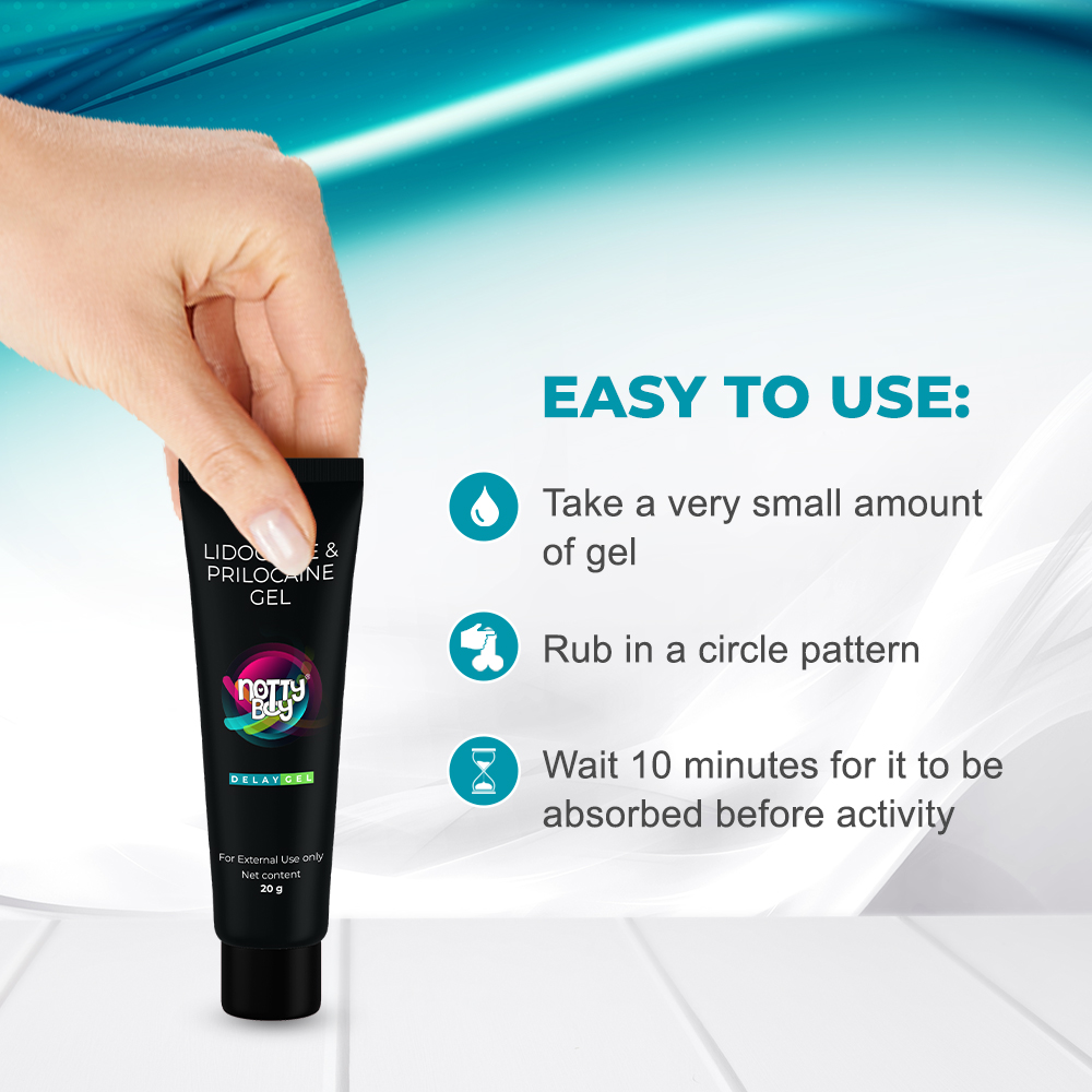 Buy Long Last Delay Gel For Men online with Privacy at NottyBoy®